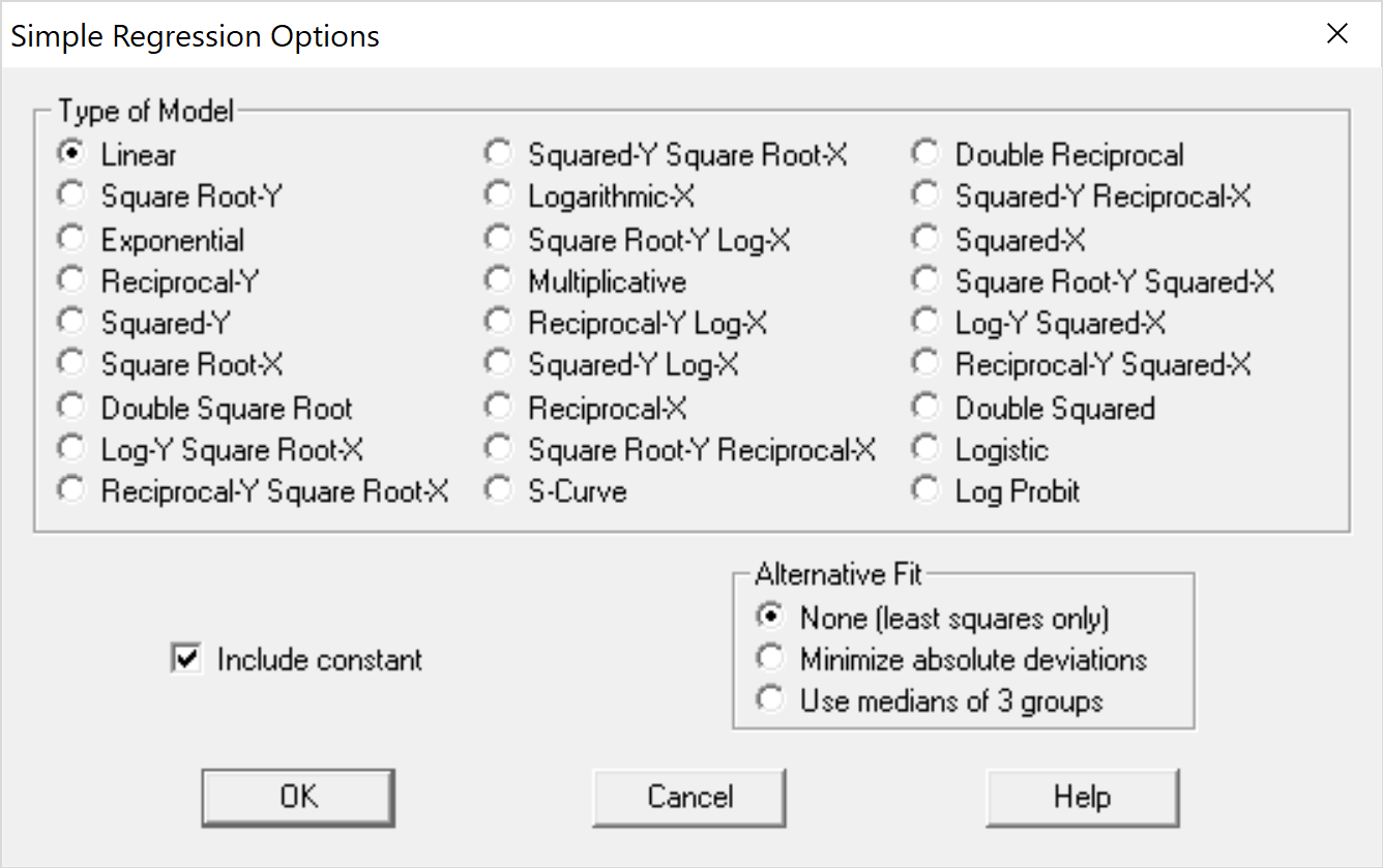 Fitting Nonlinear Regression Models